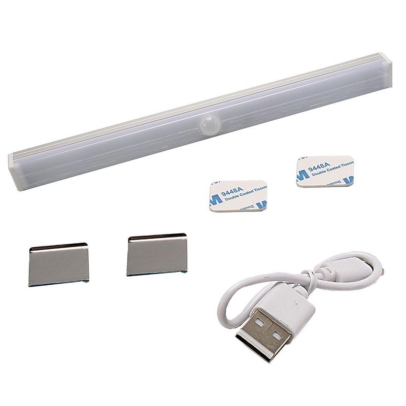 Luminária Barra Led C/ Sensor Presença Spot Armários Quarto - Home ...