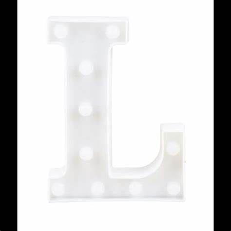 Luminária Branca Decorativa Letra Luminosa Led 3D Letra L - hypem ...