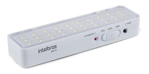 Luminária De Emergência Intelbras Lea 30 Led Com Bateria Recarregável 1 ...