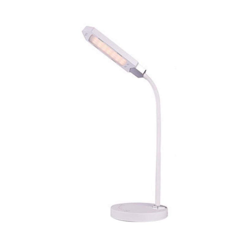 Luminária de Mesa LED Leaf Branco 7W Luz Branco Quente à Luz Branco ...