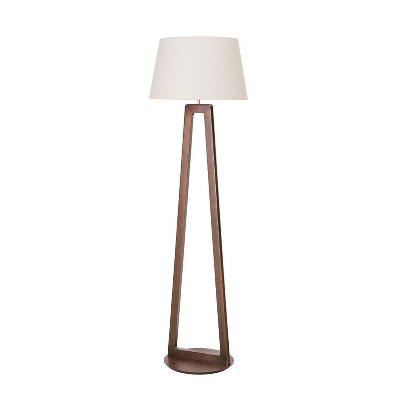 Luminária De Piso Cúpula Join 1 Lâmpada E27 Madelustre 3028IB Bivolt ...