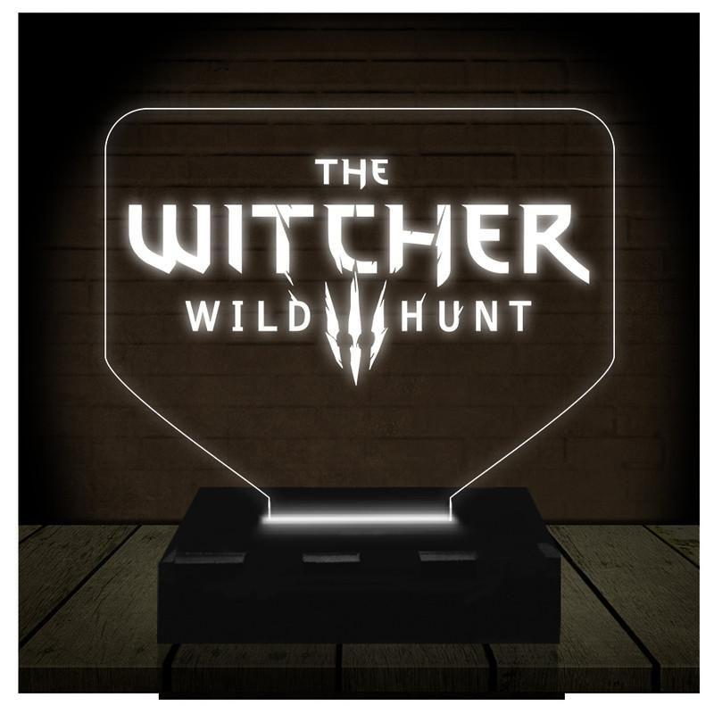 Luminária Led 3D The Witcher Série Abajur - 3D Fantasy - Luminária ...
