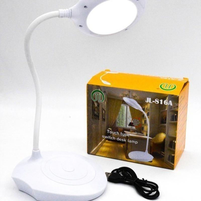 Luminária Led de mesa Leitura Touch Bateria Recarregável - JL ...