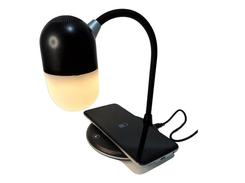 Luminaria led lumi play 3 em 1 bluetooth carregador preta - ELGIN ...