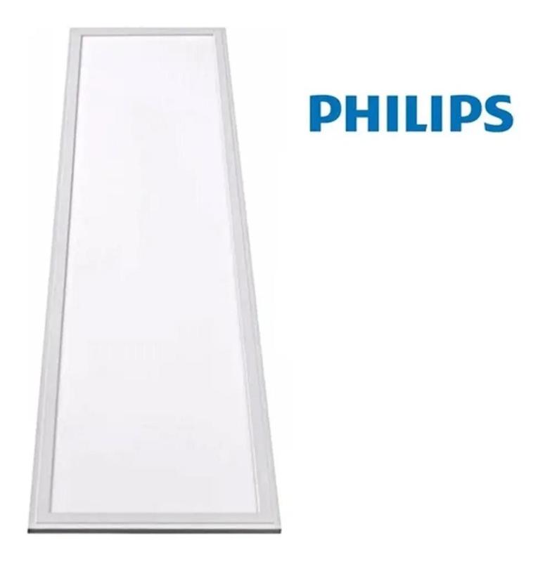 Luminária Led Painel Embutir Plafon Philips Retangular Branco Bivolt 1 ...