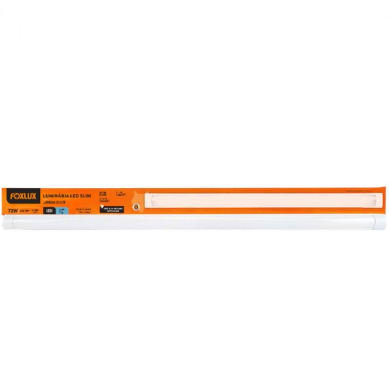 Luminária LED SLIM 72W 6500K Bivolt - Foxlux - Luminária - Magazine Luiza