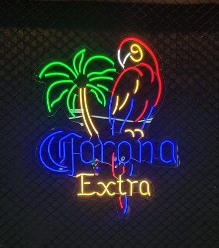 Luminária Painel Neon Led - Corona Cerveja 78x62cm - Kamaleon Neon Led ...
