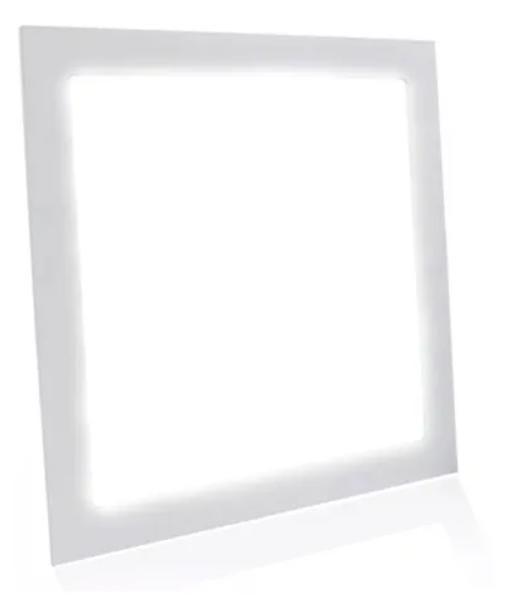 Luminária Painel Plafon Led 18W Teto Quadrada Embutir 3000K Luz Branco ...