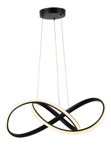 Luminária Pendente Preto Em Led 3000k 36w Bivolt - Sky ligth ...