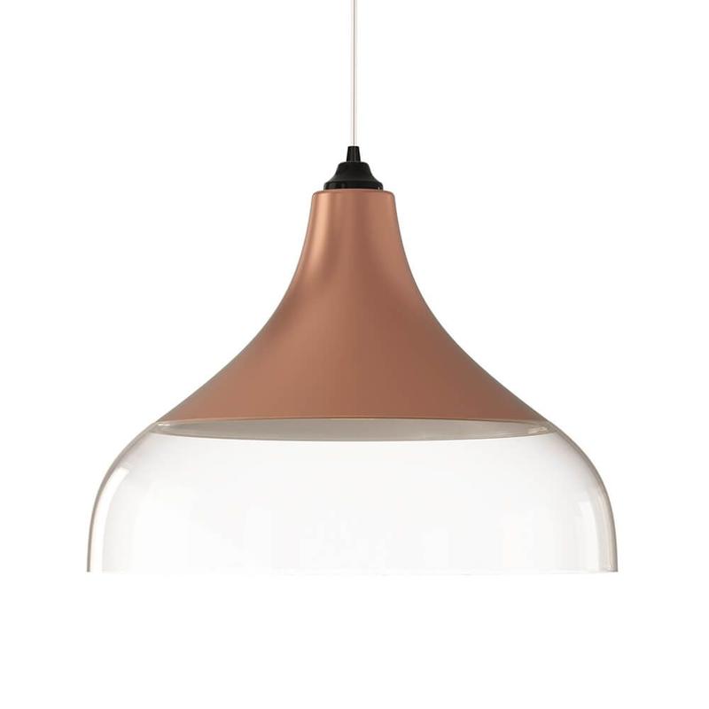 Luminária Pendente Spirit Combine 1300 Bronze Transparente - Luminária ...