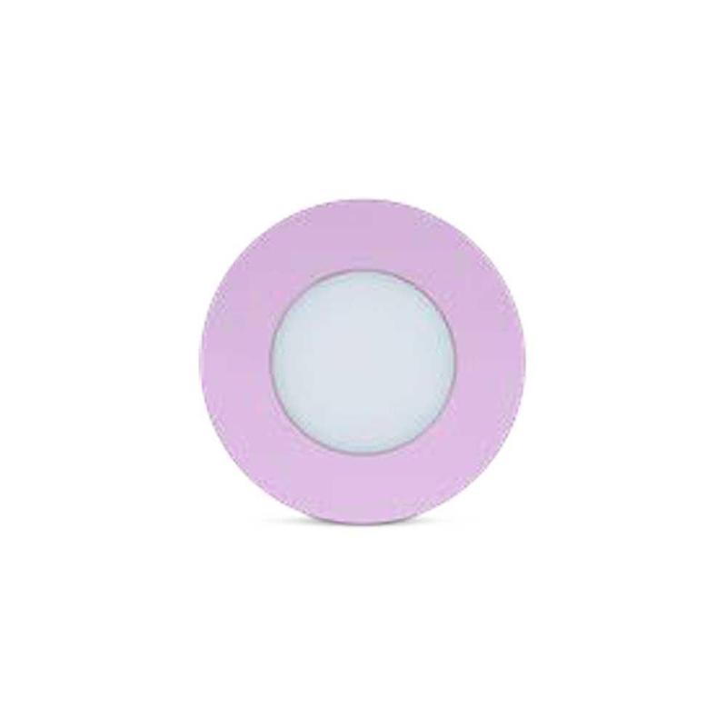 Luminária Point Kids Circular 1,5W 3000K Branco Quente Lila - Led Line ...