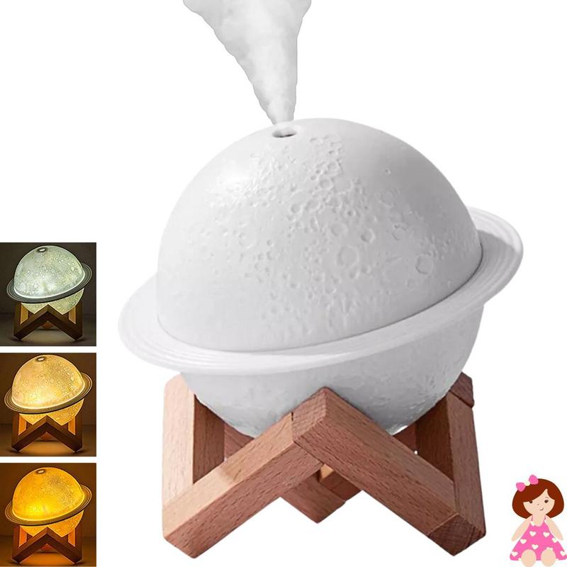 Luminaria Umidificador Lua Saturno Planeta 3d Usb Pronta E - IUP COMPREI - Luminária - Magazine ...