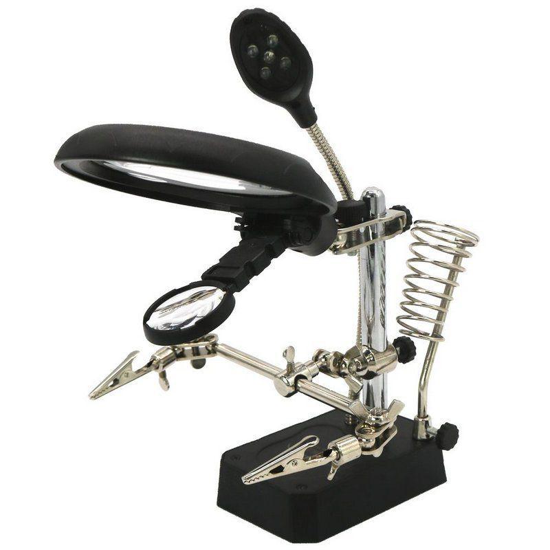 Lupa de Bancada Profissional Completa com Lente Dupla - Knup - Lupa ...