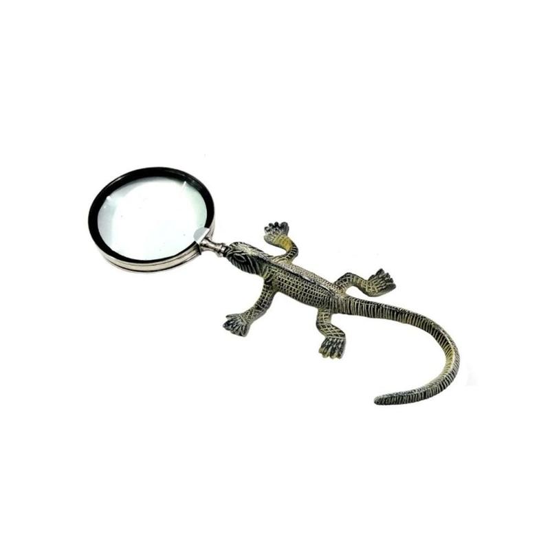 Lupa Decorativa Formato Cabo de Lagarto Inverno Verão - INVERNO VERAO ...