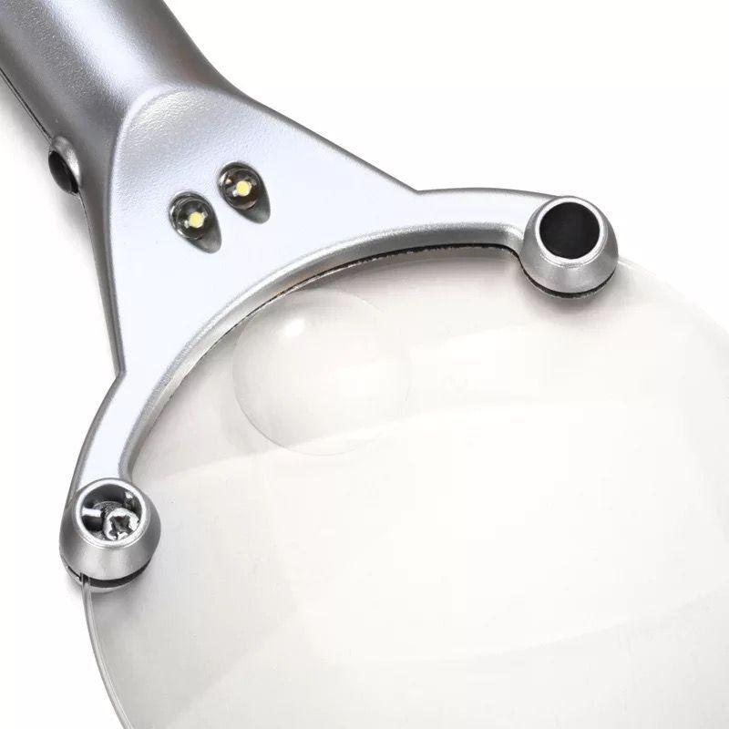 Lupa Portátil Com Led Sem Bordas 6x26mm - ACF store - Lupa de Mão ...