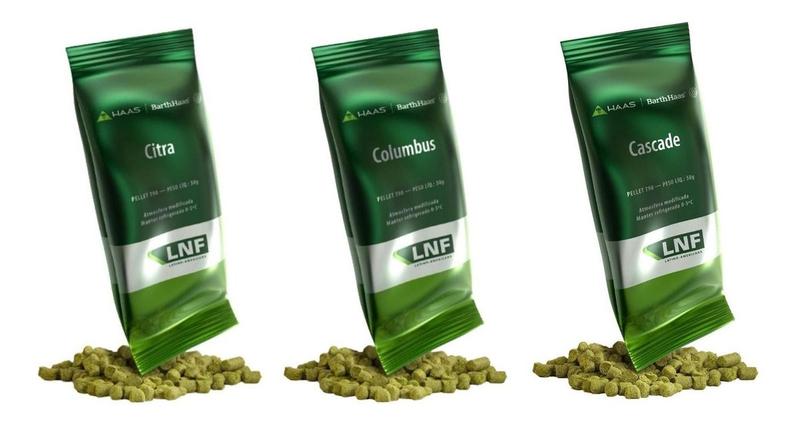 Lúpulo Cascade + Citra + Columbus 50g Cada - LNF - Levedo de Cerveja ...