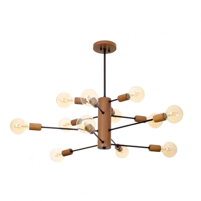 Lustre Ana 12L Madelustre - Lustre - Magazine Luiza