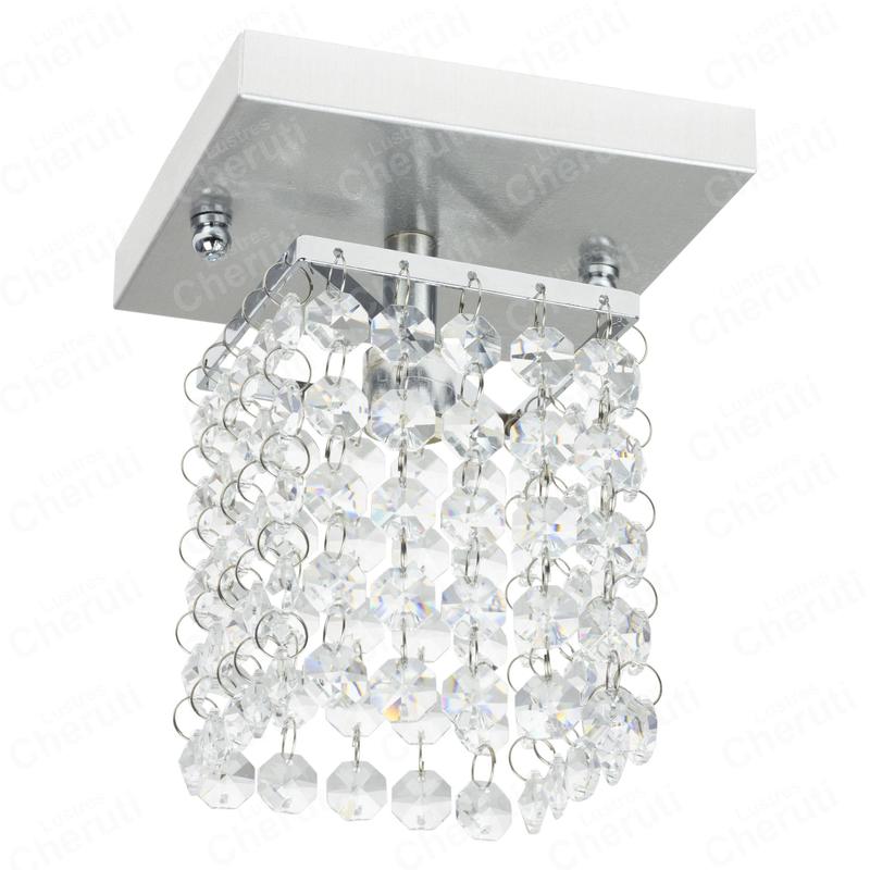 Lustre Cristal Legitimo Para 1 Lâmpada Led - Lustres Cheruti - Lustre ...