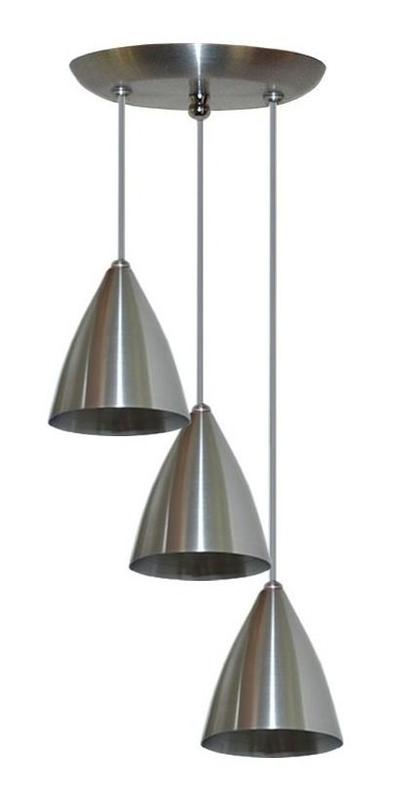 Lustre Pendente Colorido Triplo Junto Na Mesma Canopla - Mesa de jantar ...