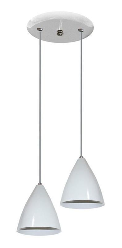 Lustre Pendente Duplo Ideal Para Sala, Cozinha - Varias Cores - Lustres ...