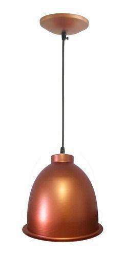 Lustre Pendente Totem Luminária Alumínio + 1 Lâmpada - EMALUZ - Lustre ...