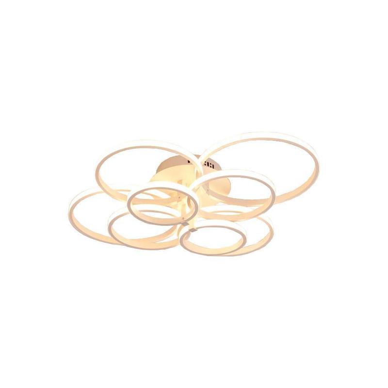 Lustre Plafon Dimamble 8 Led Branco - Mundial Luz - Plafon - Magazine Luiza