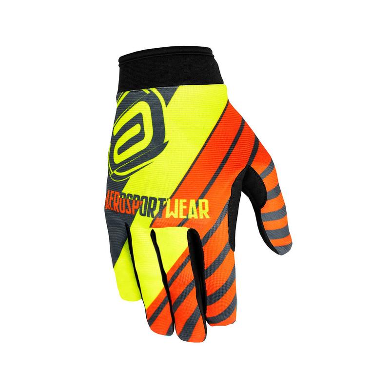 Luva ASW Race Moto DNA Laranja Fluo Cinza - Luva Motociclista ...