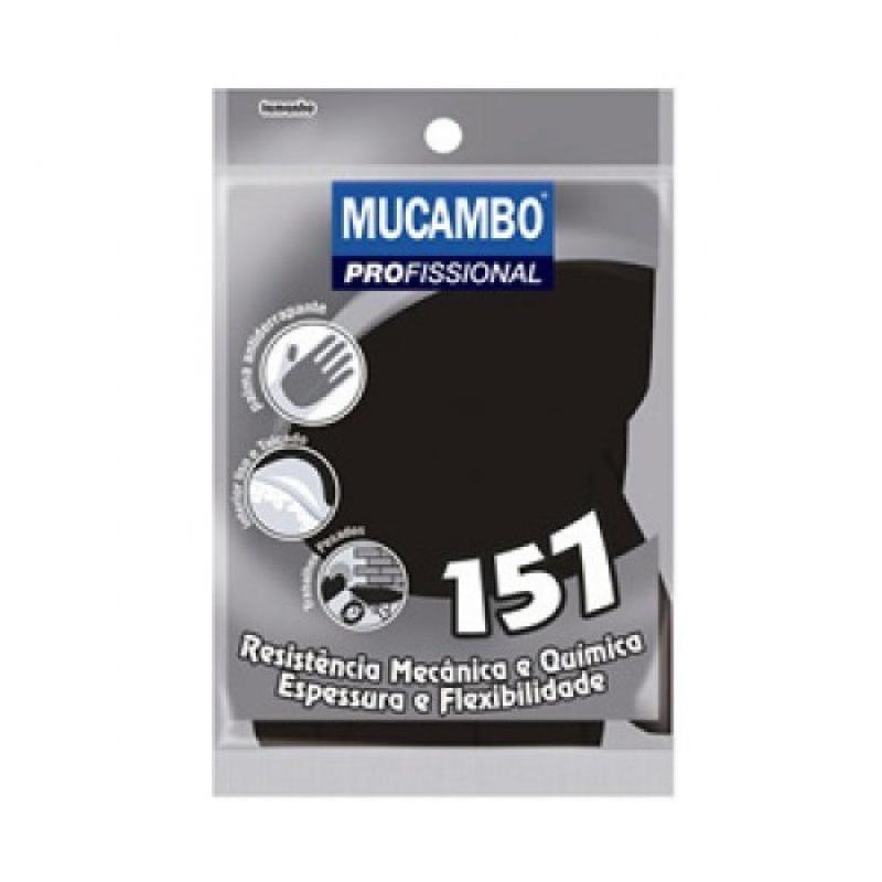 Luva Borracha Mucambo Preta Pro 157 Antiderrapante - 7-m - Kit C/10 PR - Luva Esponja - Magazine ...