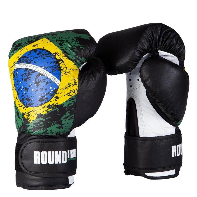 Luva De Boxe Do Brasil / Muay Thai Treino e Luta - Round Fight - Sutti ...