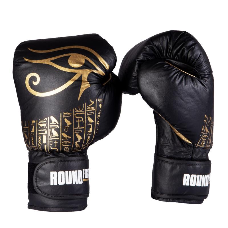 Luva De Boxe para Treino e Luta / Muay Thai / Olho De Horus Round Fight - Luva de Boxe / Muay ...