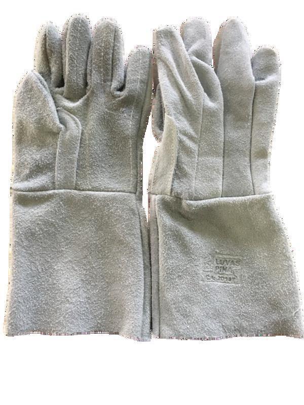 Luva De Raspa Cano Longo Com Reforço - Alpina - Luva de Proteção ...