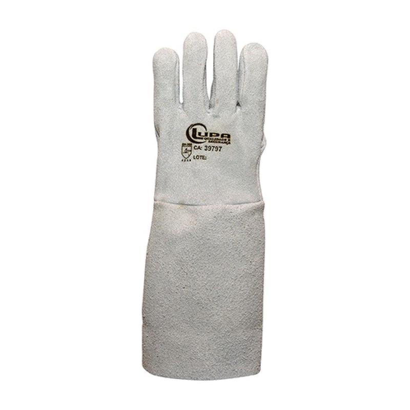 Luva De Raspa Punho Longo 20cm Lupa - AMERICAN - Luva de Proteção ...