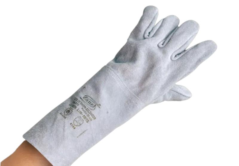 Luva de Raspa Soldador Linha Dorso Liso Punho 20 - Zanel - Luva de ...