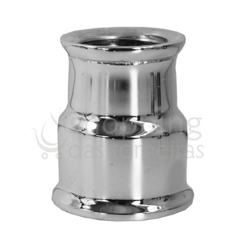 Luva De Redução Rosca 3/4 X 1/2 Metal Cromado - Oneel Metais - Conexão ...