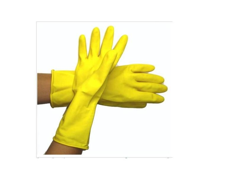Luva Latex Forrada Amarela T9 G CA 1555 (SANRO) - Luva Esponja ...