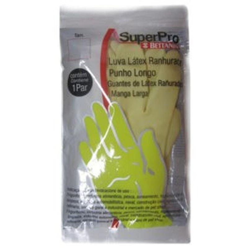 Luva Látex Punho longo Bettanin - Superpro - Luva Esponja - Magazine Luiza