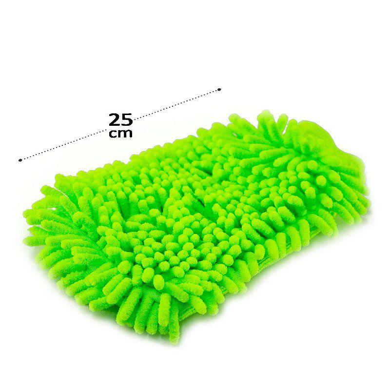 Luva Limpeza Microfibra Max Clean Clink 25X15X3Cm - Luva Esponja ...