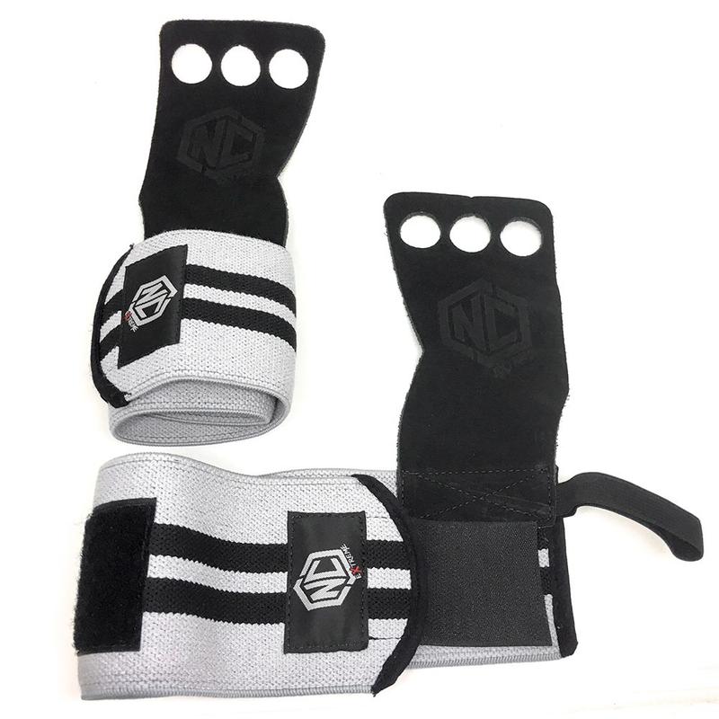 Luva NC Extreme Grip 3 c/ Munhequeira - Preta e Cinza - Luva Esportiva ...