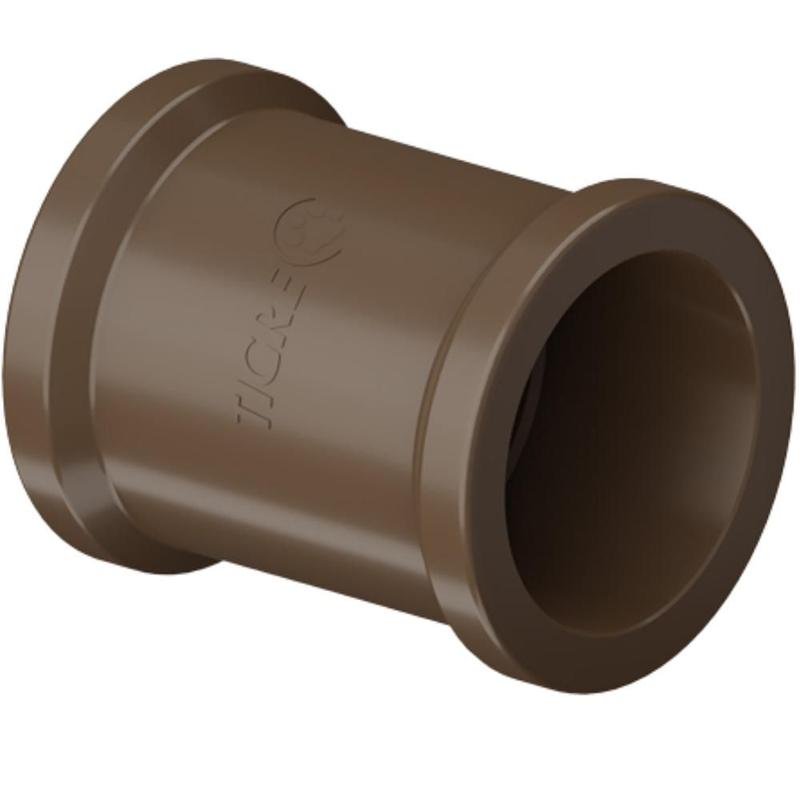 Luva Soldável Lisa Simples PVC Marrom Para Canos E Tubos De Água Fria 3 ...