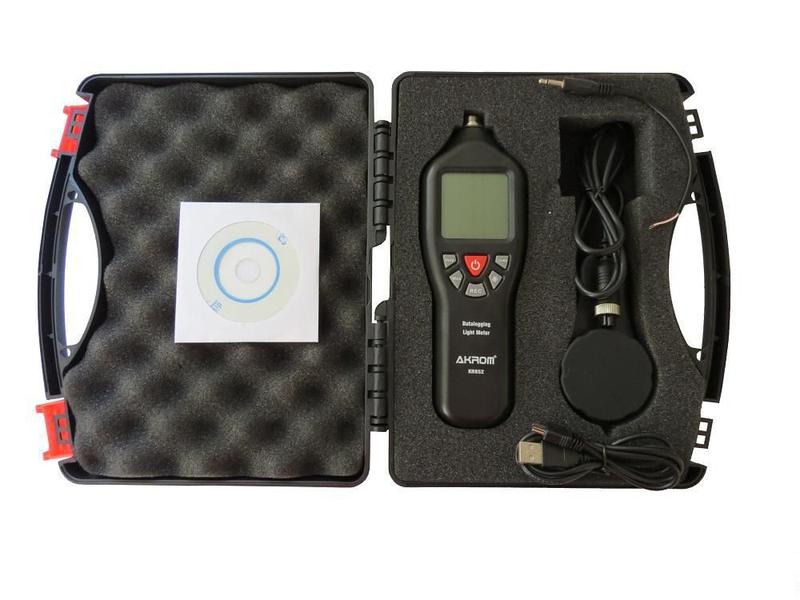 Luxímetro Com Datalogger E Certificado De Calibração - Kr852 - Akrom ...