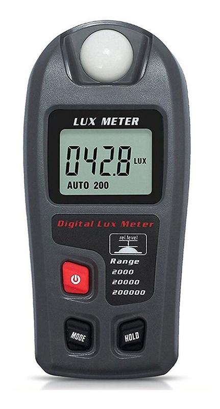 Luximetro Medidor De Luz Luminosidade Digital Portátil Intensidade da ...