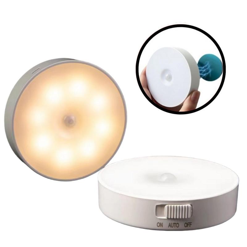 Luz Com Sensor De Presença De Led Sem Fio Carregamento Usb Lampada ...