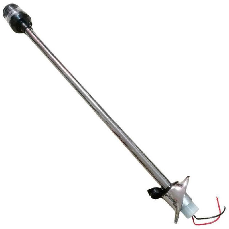 Luz De Alcançado Mastro Retrátil 360 Graus Em Aço Inox 12V - Marine ...