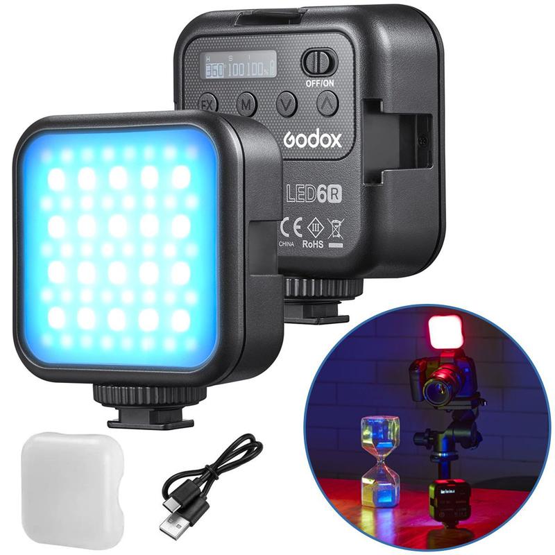 Luz De Led Rgb Bicolor Compacto Litemons Godox 6w Para Fotos, Vídeos ...
