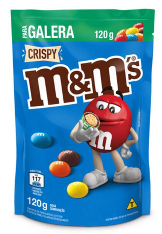 M&MS Crispy Pouch 120g - MMs - Magazine Luiza