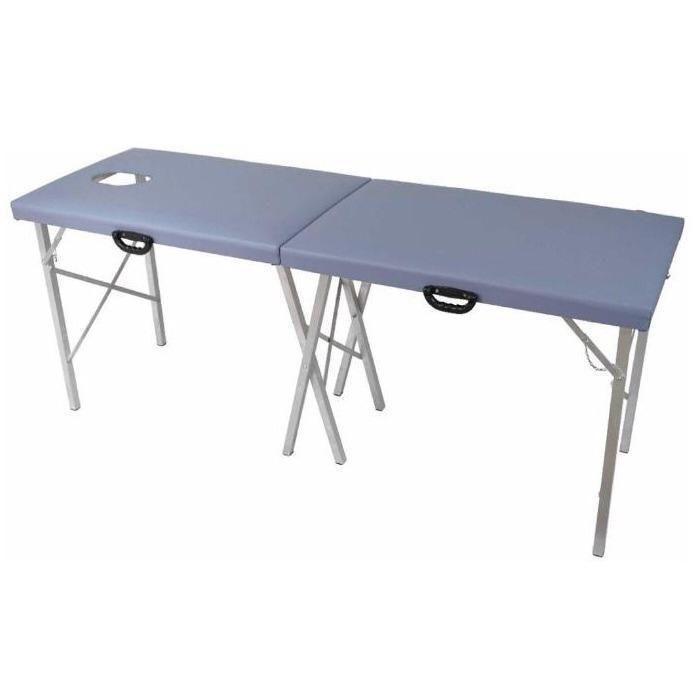 Maca Portátil Com Orifício 200 Kg Dobrável Azul Bebê - Mundo Das Macas ...