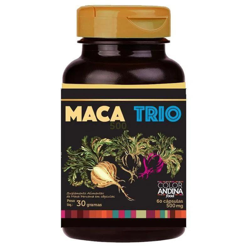 Maca Trio 500mg C/60 Cáps- Color Andina - Color Andina - COLOR ANDINA ...