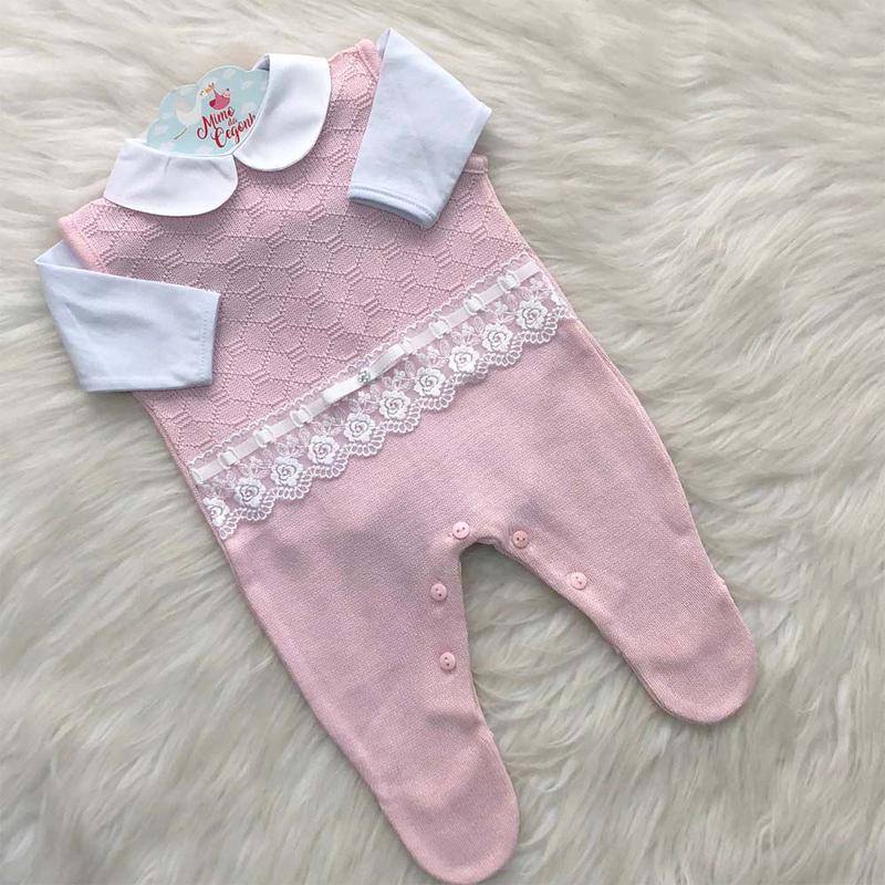 Macacão Com Body Bebê Maternidade Feminino Giovana - Mimo da Cegonha ...