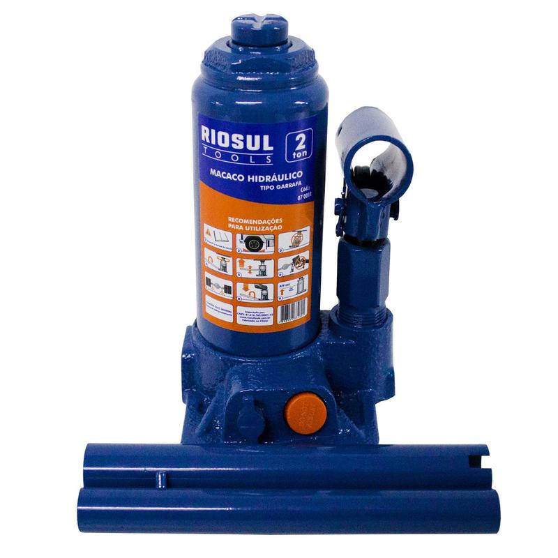 Macaco Hidráulico Garrafa 2Ton com Maleta RiosulTools - Riosul Tools ...