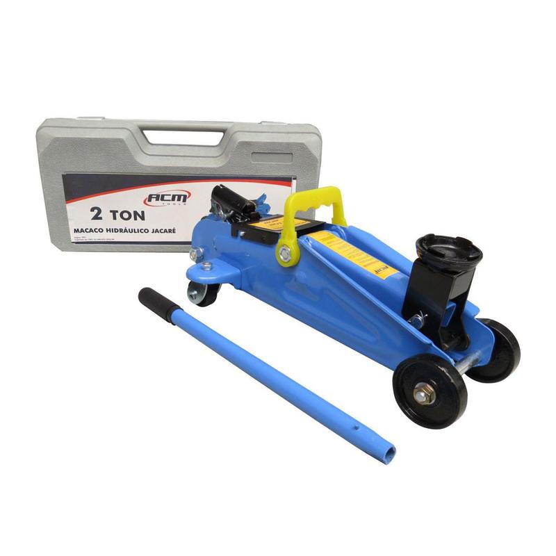 Macaco Hidráulico Jacaré 2t Com Maleta Acm Tools - Macaco Hidráulico ...